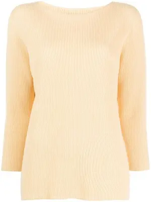 Fabiana Filippi Ribbed Knit Sweater - Yellow