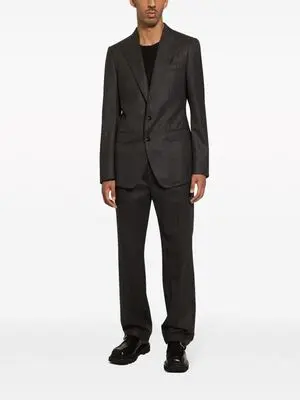 Dolce & Gabbana Single-breasted Virgin-wool Blazer - Grey