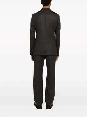 Dolce & Gabbana Single-breasted Virgin-wool Blazer - Grey