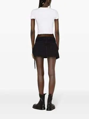Moschino Logo-appliqué Cropped T-shirt - White