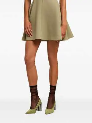 Ami Round Heel Point-toe Pumps - Green