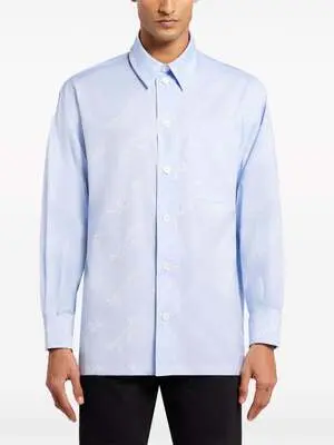 Kenzo Logo-print Cotton Shirt