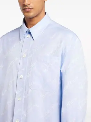 Kenzo Logo-print Cotton Shirt