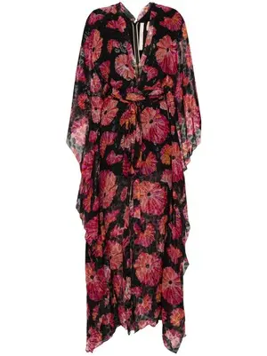 MARIA LUCIA HOHAN Katy Floral-print Maxi Dress