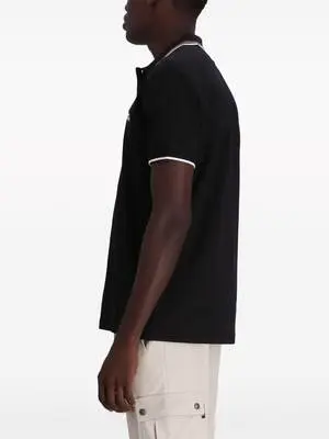 BOSS Paddy Curved Polo Shirt - Black