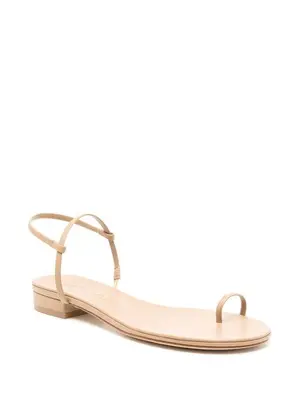 Studio Amelia Edith Leather Flat Sandals