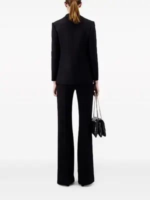 Giambattista Valli Embossed-button Single-breasted Blazer - Black