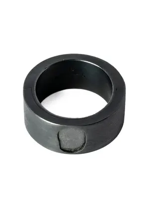PARTS OF FOUR Sistema Sterling Silver Diamond Ring - Black