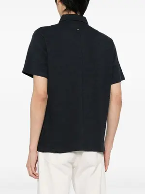 Rag & Bone Logo-embroidered Polo Shirt - Blue