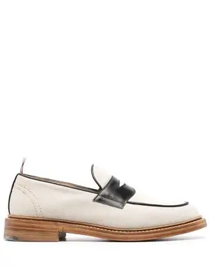 Thom Browne Colour-block Penny Loafers