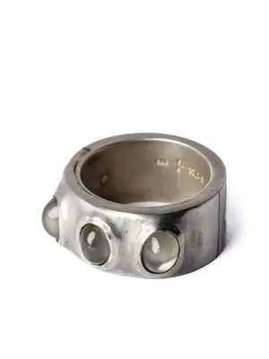 PARTS OF FOUR Sistema Sterling Moonstone Ring