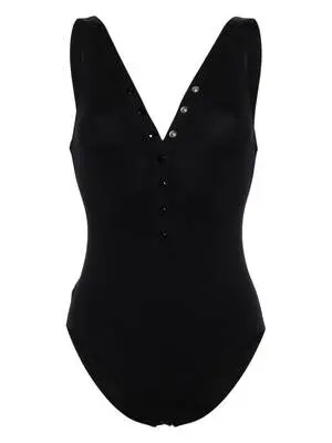 ERES Icône V-neck Swimsuit - Black