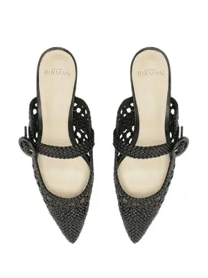 ALEXANDRE BIRMAN Dallas Interwoven Mules