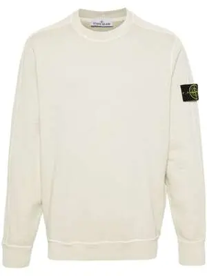 Stone Island Compass-badge Cotton Sweatshirt