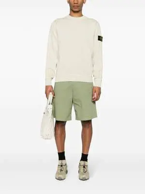 Stone Island Compass-badge Cotton Sweatshirt