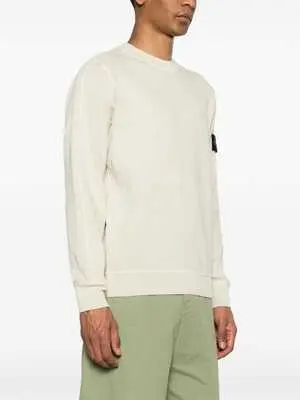 Stone Island Compass-badge Cotton Sweatshirt
