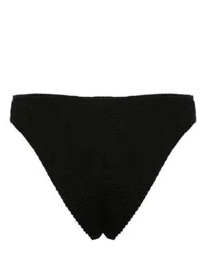Bond Eye Christy Seersucker Bikini Bottom - Black