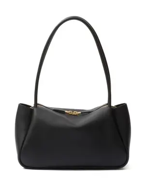 Prada Medium Leather Shoulder Bag - Black