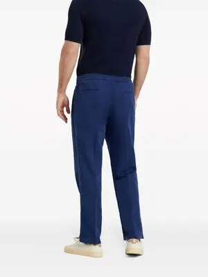 Brunello Cucinelli Pleated Linen-cotton Trousers
