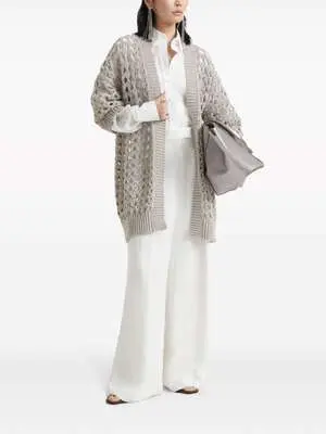Brunello Cucinelli Open-knit Cardigan