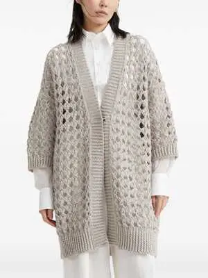 Brunello Cucinelli Open-knit Cardigan