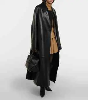 Khaite Maeve Medium Leather Tote Bag