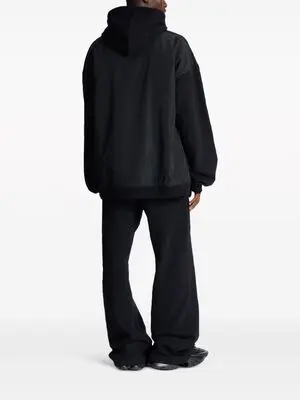 Balmain Logo-patch Cotton-blend Hoodie