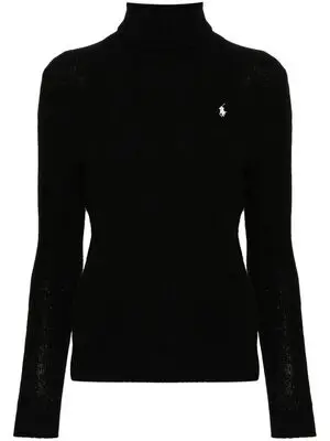Polo Ralph Lauren Polo Pony-embroidered Jumper - Black