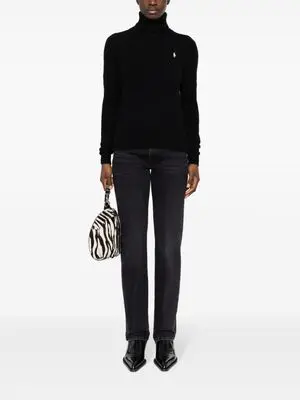Polo Ralph Lauren Polo Pony-embroidered Jumper - Black