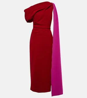 ROKSANDA Maite Asymmetric Caped Gown