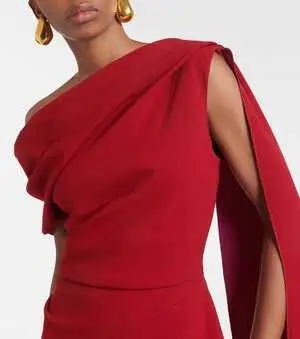 ROKSANDA Maite Asymmetric Caped Gown
