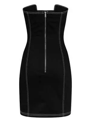 Dsquared2 Lace-up Denim Minidress