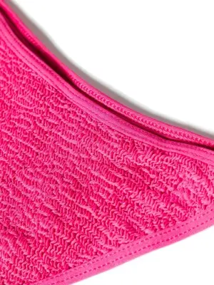 Bond Eye Anisha Seersucker Bikini Bottom - Pink