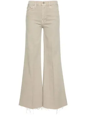 MOTHER The Roller Fray Flared Jeans