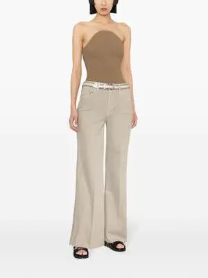 MOTHER The Roller Fray Flared Jeans