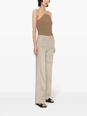 MOTHER The Roller Fray Flared Jeans