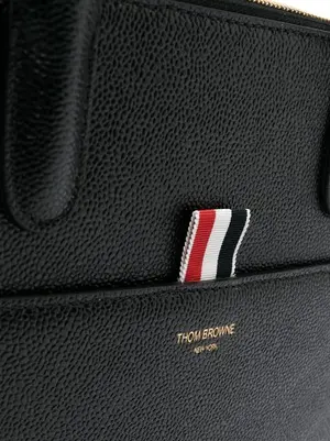 Thom Browne Grosgrain-loop Tote