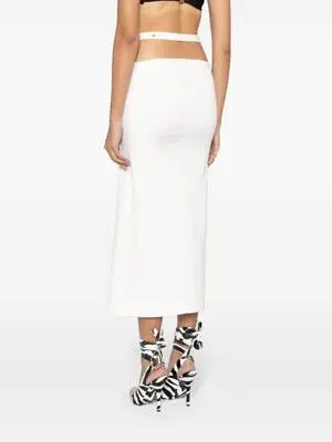 Attico Cut-out Midi Skirt