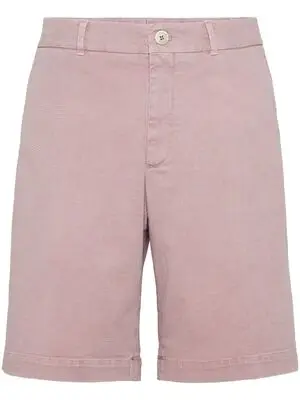 Brunello Cucinelli Denim Bermuda Shorts