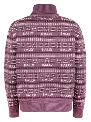 Bally Logo-intarsia Merino Wool Jumper