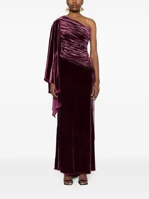 MARIA LUCIA HOHAN Yolanda Velvet Maxi Dress