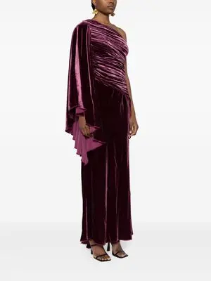 MARIA LUCIA HOHAN Yolanda Velvet Maxi Dress