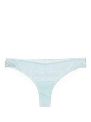 Marlies Dekkers Mariposa Butterfly Floral-lace Thong - Blue
