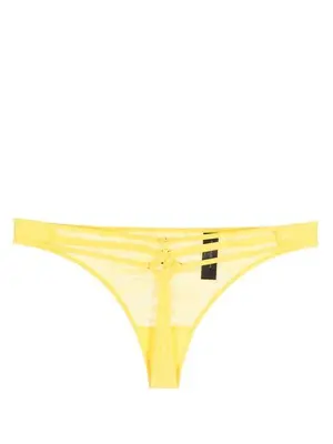 Marlies Dekkers Space Odyssey Sheer-lace Thong - Yellow