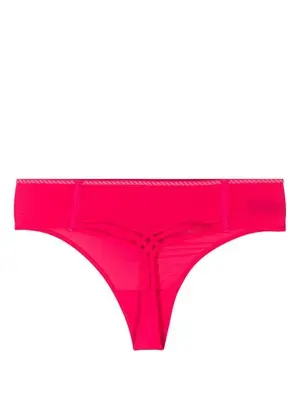 Marlies Dekkers Dame De Paris Lattice-strap Thong - Pink