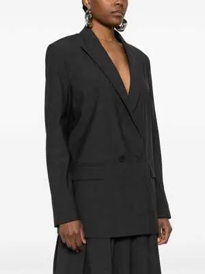 Fabiana Filippi Double-breasted Blazer - Grey