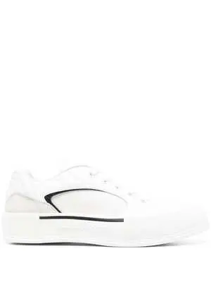 Alexander McQueen Skate Deck Plimsoll Sneakers - White
