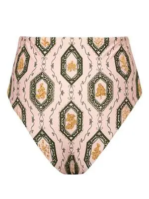 Agua Bendita Calado High-waist Bikini Bottom
