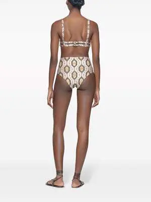 Agua Bendita Calado High-waist Bikini Bottom