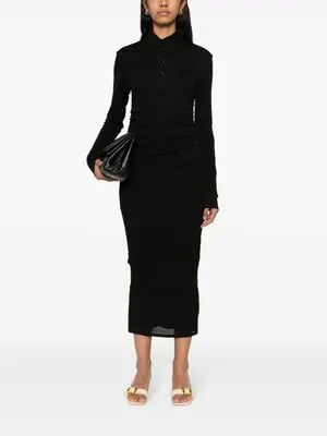 Nanushka Verity Ruched Maxi Dress